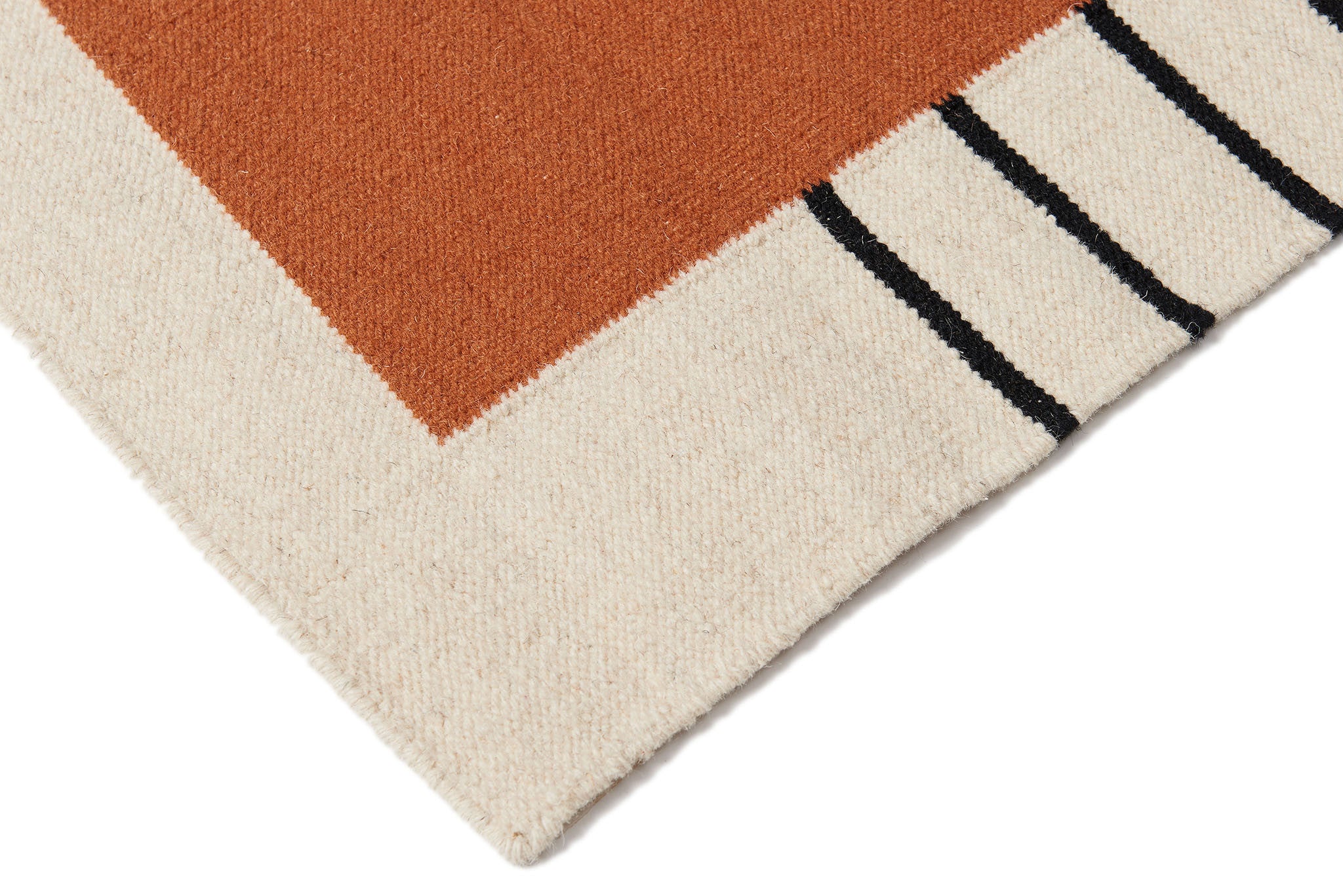 Suzanne Flat-Weave Rug, Rust – AELFIE