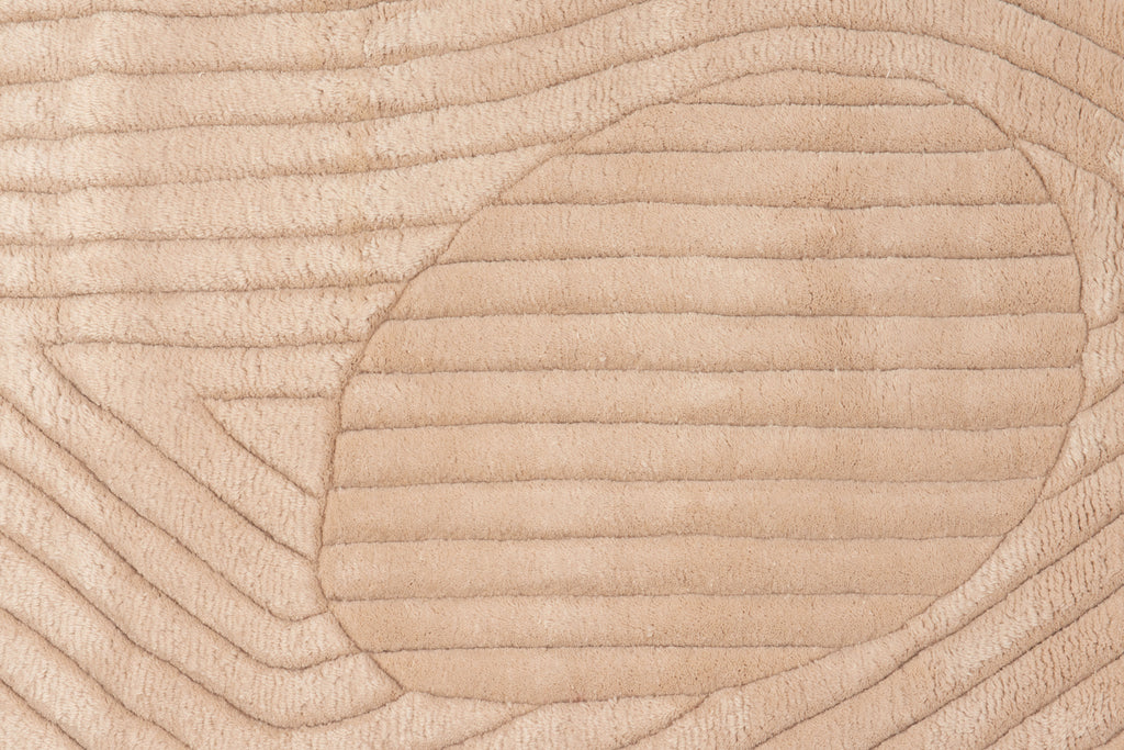 Niwa Hand-Carved Rug, Sand – AELFIE